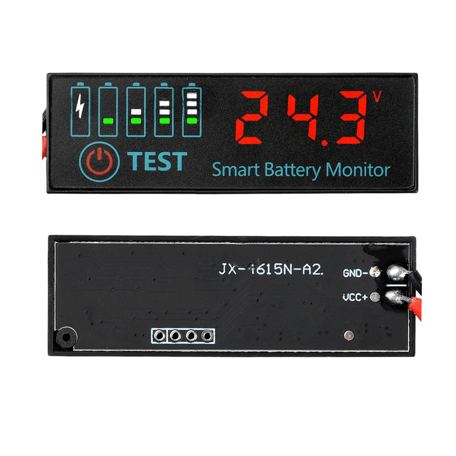 Модуль индикации заряда батареи diymore DC 7-55V 1-8S 4165 DC 7-40V Red