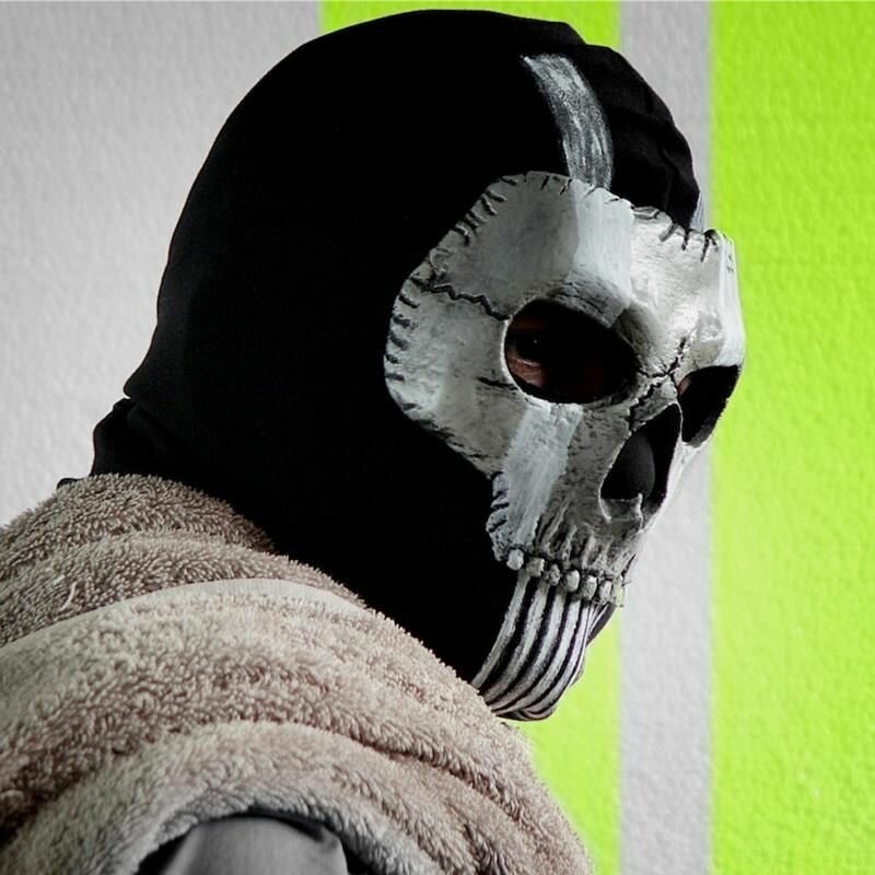 Балаклава-маска Череп Гоуст Ghost из Call of Duty