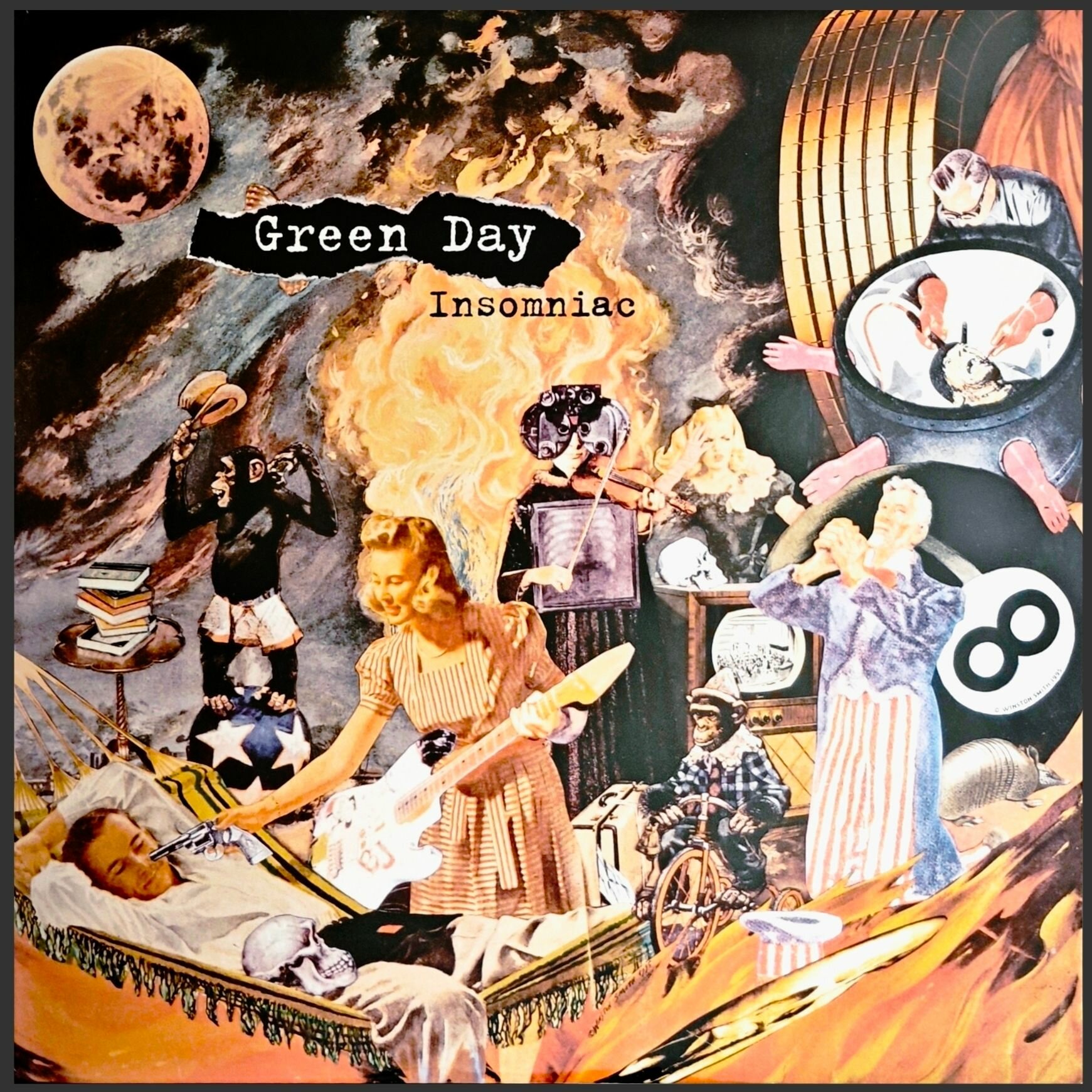 Виниловая пластинка Green Day - Insomniac (LP, 2023, Reprise Records)