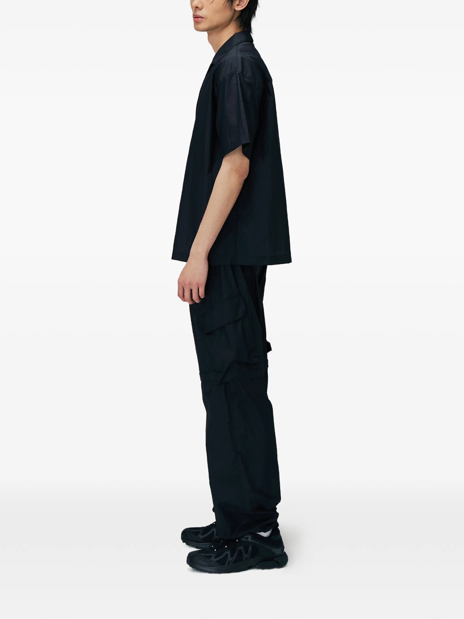 Рубашка OFF DUTY Tone button shirt, размер M, black / black — фото 1