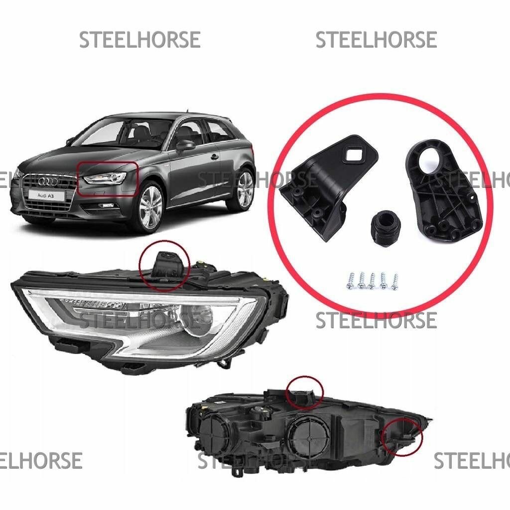 Кронштейн фары левой (к-кт) Audi A3 2013-2021