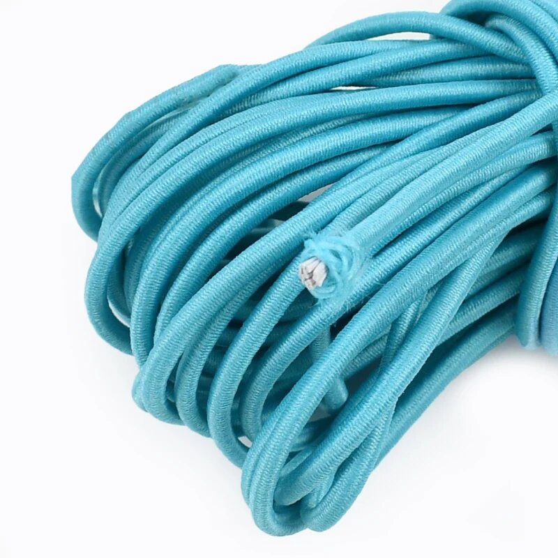 10/20 метров Meetee 2,5 мм, красочная эластичная веревка для шитья, круглые резинки, резиновый шнур для обуви, резинка для волос, эластичный ремешок для одежды