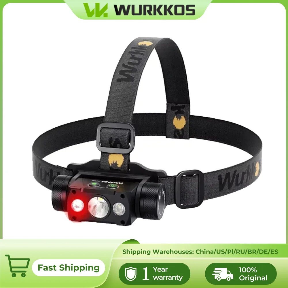 Налобный фонарь Wurkkos HD50 красный