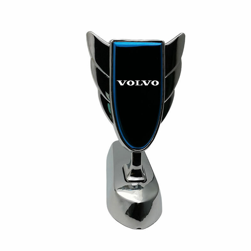 Подходит для модифицированного автомобиля Volvo, передний эмблема, металлическая наклейка на капот, XC60, XC90, S90, XC40, S60, аксессуары для автомобиля