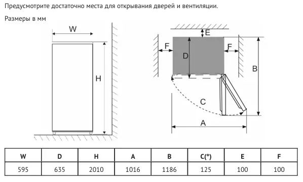 Холодильник Korting KNFC 62012 W — фото 1