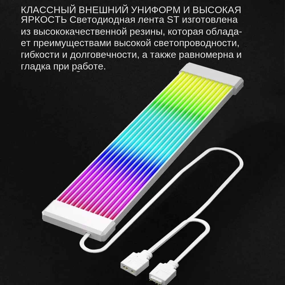 5V 3Pin ARGB Sync Кабели для ПК 24Pin PSU RGB Удлинители кабелей Светодиодная лента