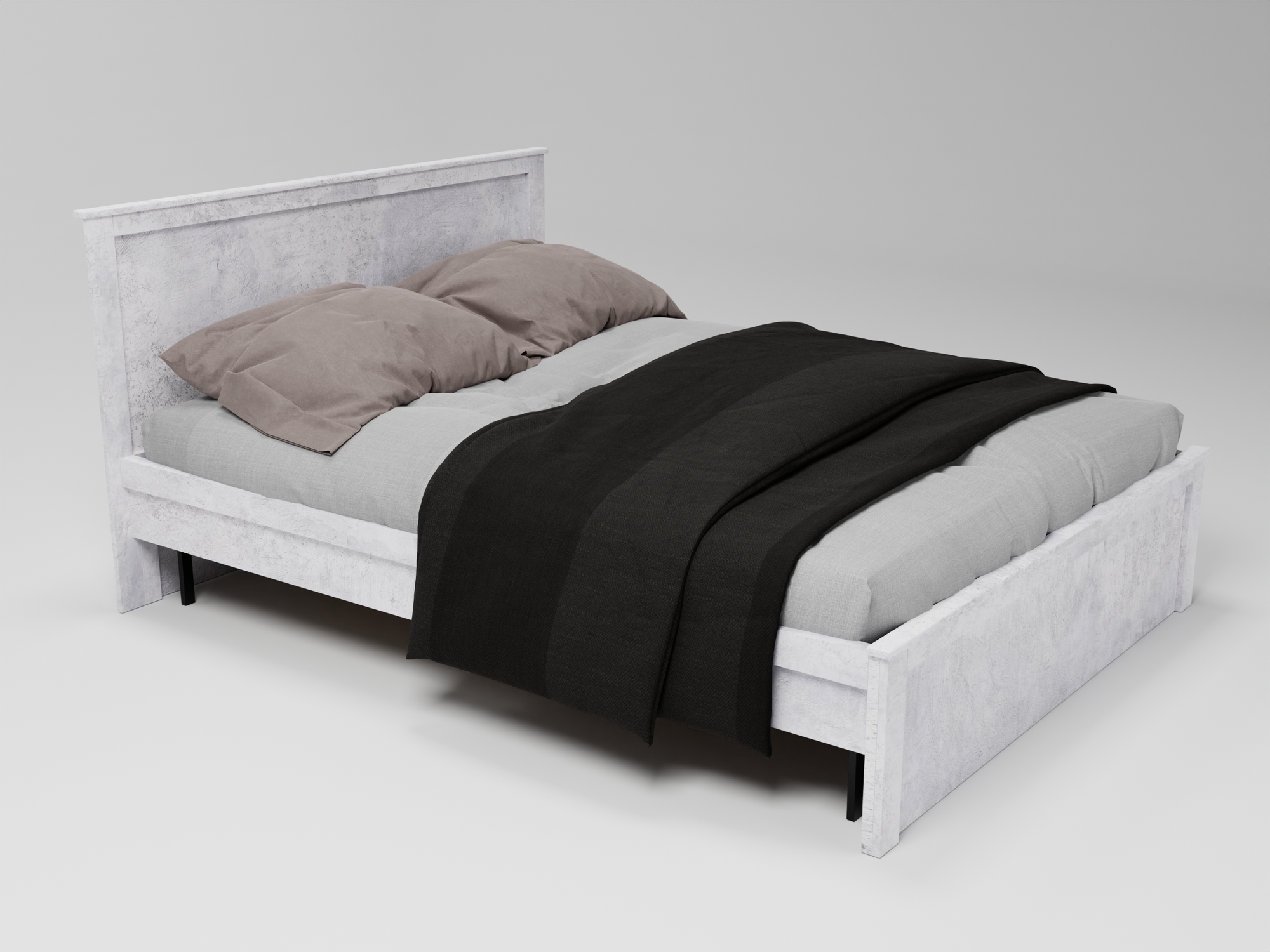 Кровать 1.2х2.0 NORD мебель с ортопедическим основанием, без подъемного механизма