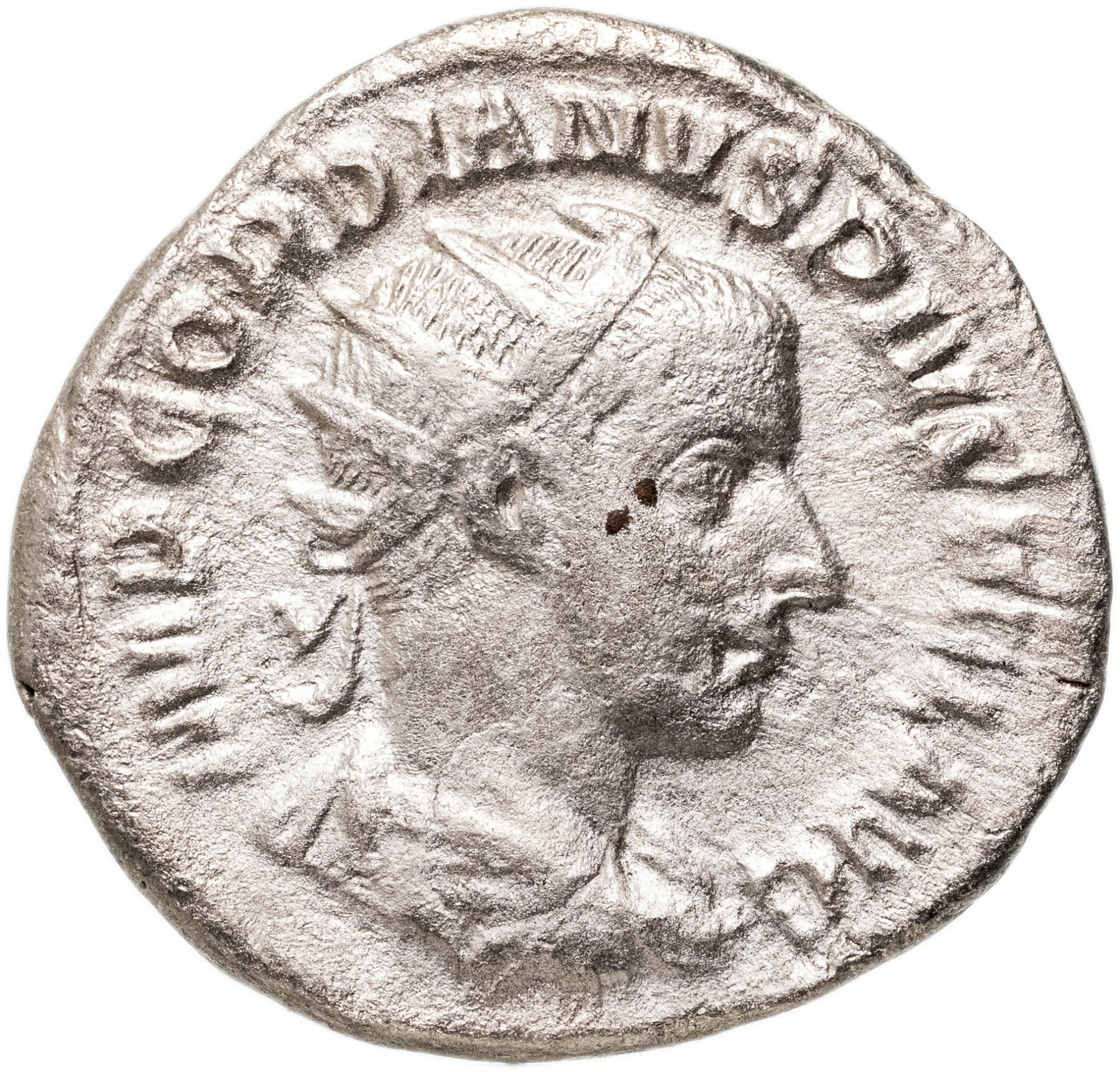 Римская империя, Гордиан III, 238-244 годы, Антониниан Соль, Серебро, в сохранности VF
