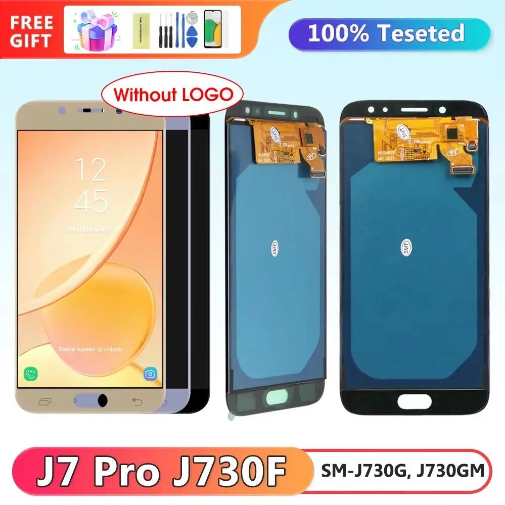 TFT/OLED J7 Pro Экран дисплея, для Samsung Galaxy J7 Pro J730 J730F J730G ЖК-дисплей Ori Gold