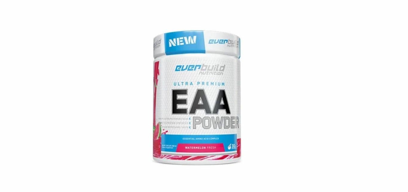 EVERBUILD, EAA Powder, Аминокислоты, 30 порций, 360 гр. (апельсин)
