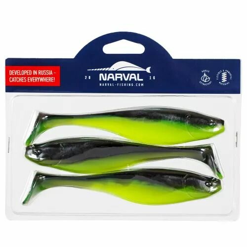 Силиконовая приманка Narval Commander Shad 18см #045 3шт.