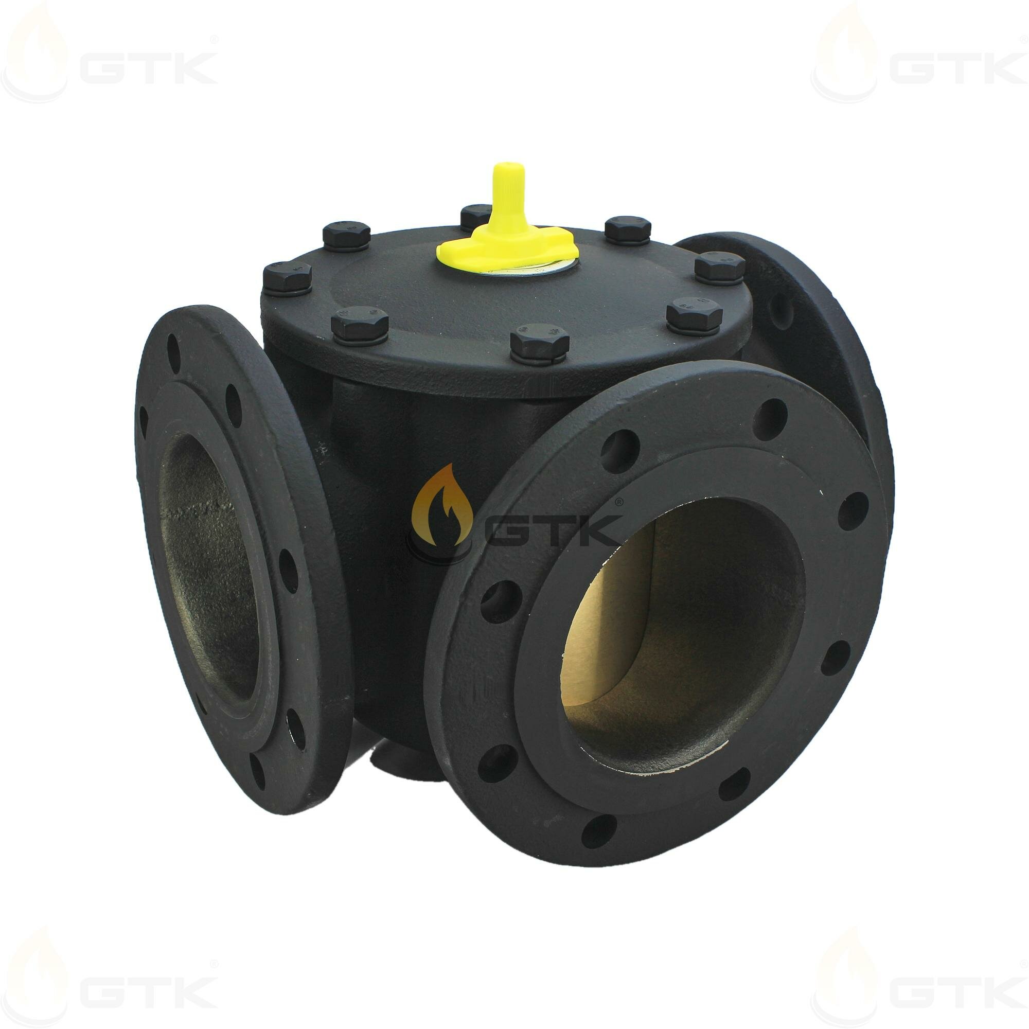 Клапан поворотный 3-х ходовой Siemens VBF21.125 DN125 PN6 Kvs550