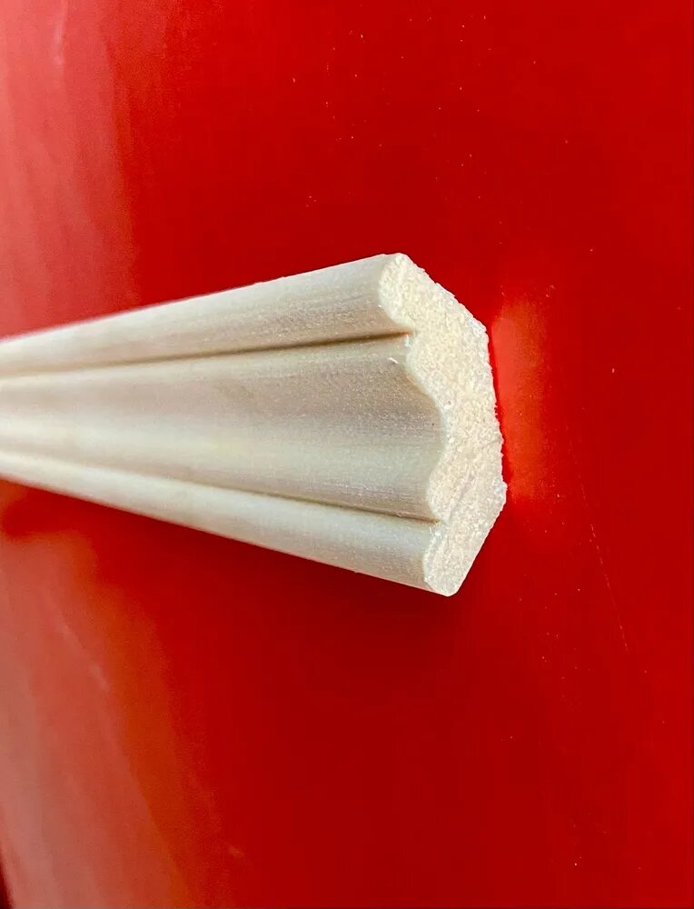 Плинтус из липы без сучков 1800х40х10 мм. сорт: экстра 2 штуки.