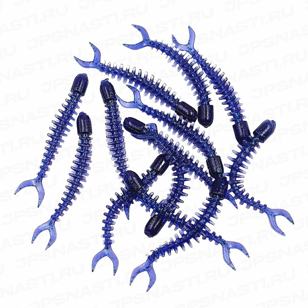 Силиконовые приманки Eleven Lures Dzen 2.2, 12 шт, #Junebug