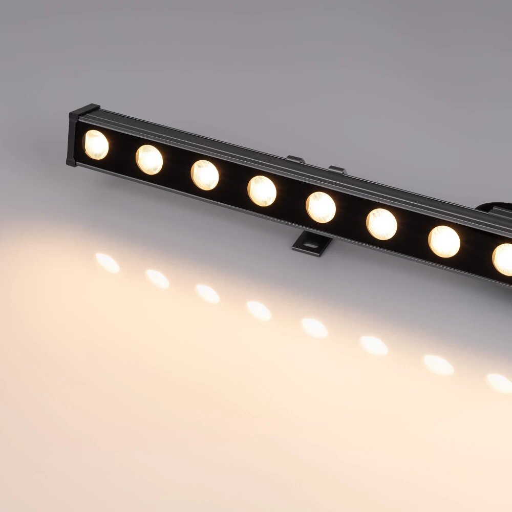 Линейный прожектор AR-LINE-760-18W Warm3000 (GR, 15x60 deg, 230V) (Arlight, IP65 Металл, 3 года) 045371