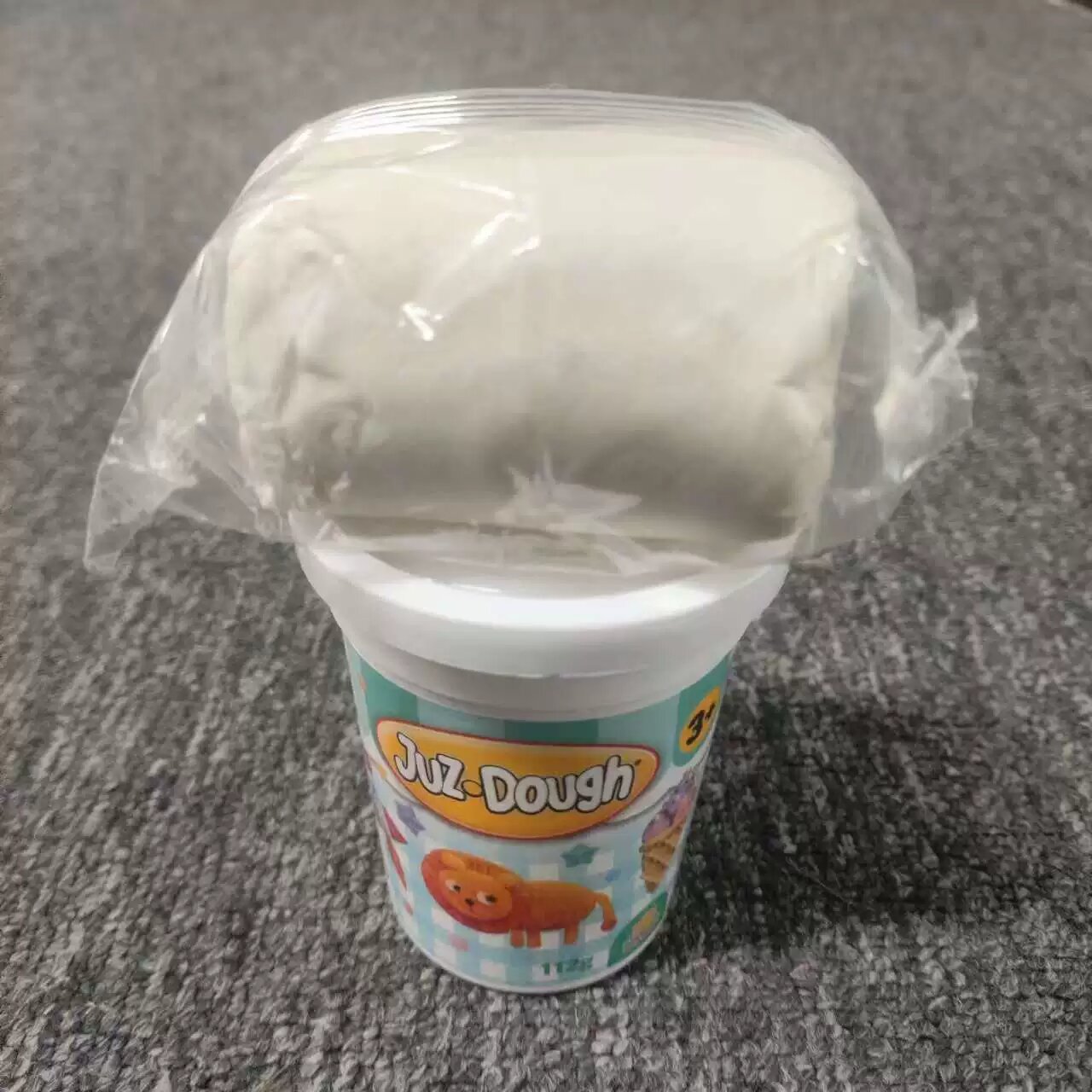Juz-Dough Моделирующий пластилин для детей, 112 г, белый цвет, однокружная упаковка, образовательная игрушка DIY