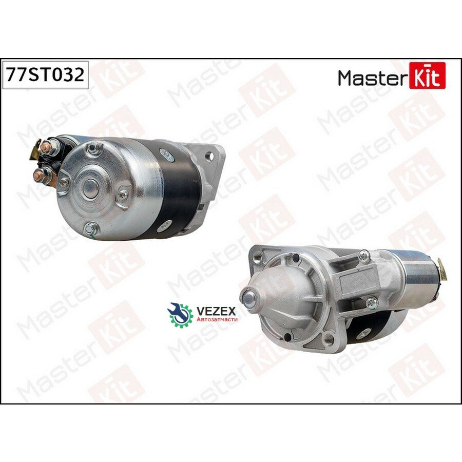 MASTERKIT 77ST032 Стартер HYUNDAI ACCENT, KIA RIO (0.9kw) Masterkit