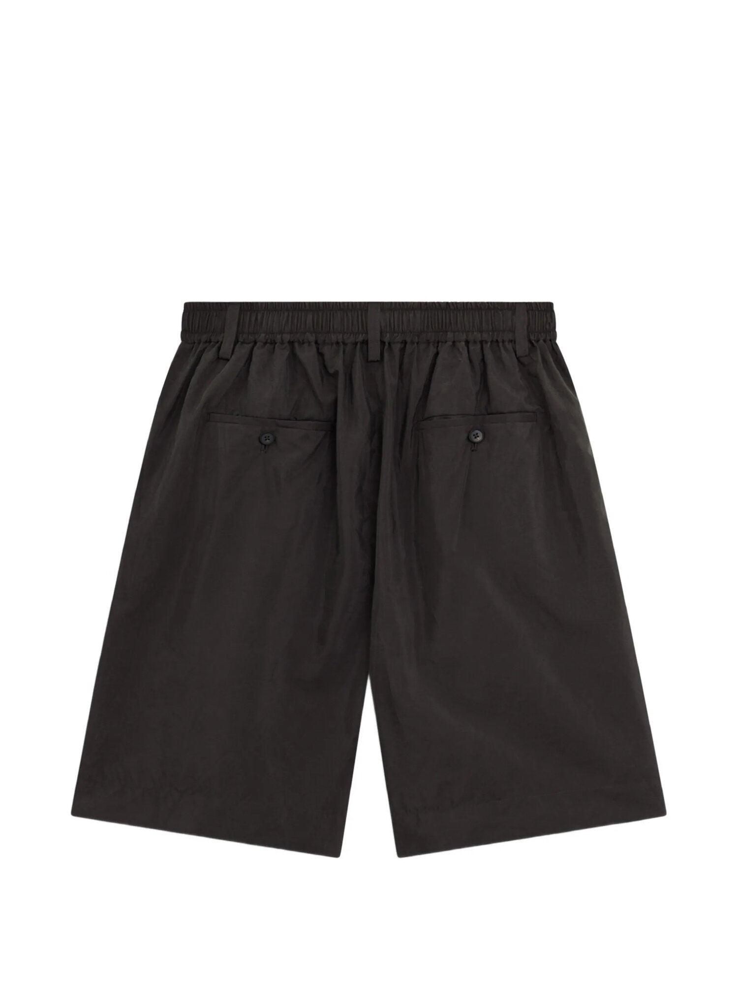 Шорты ssstein Pleated elasticated-waist shorts, размер S, brown — фото 1