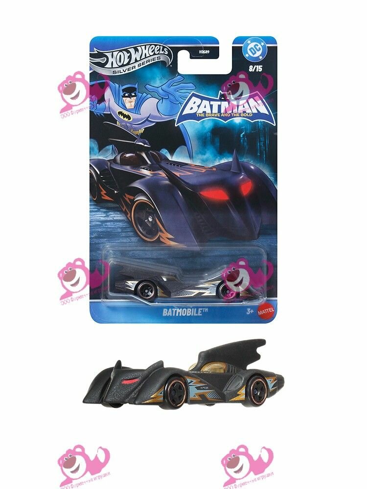 Машинка Mattel Hot Wheels 2026 HDG89 Batman Themed Series-Batmobile