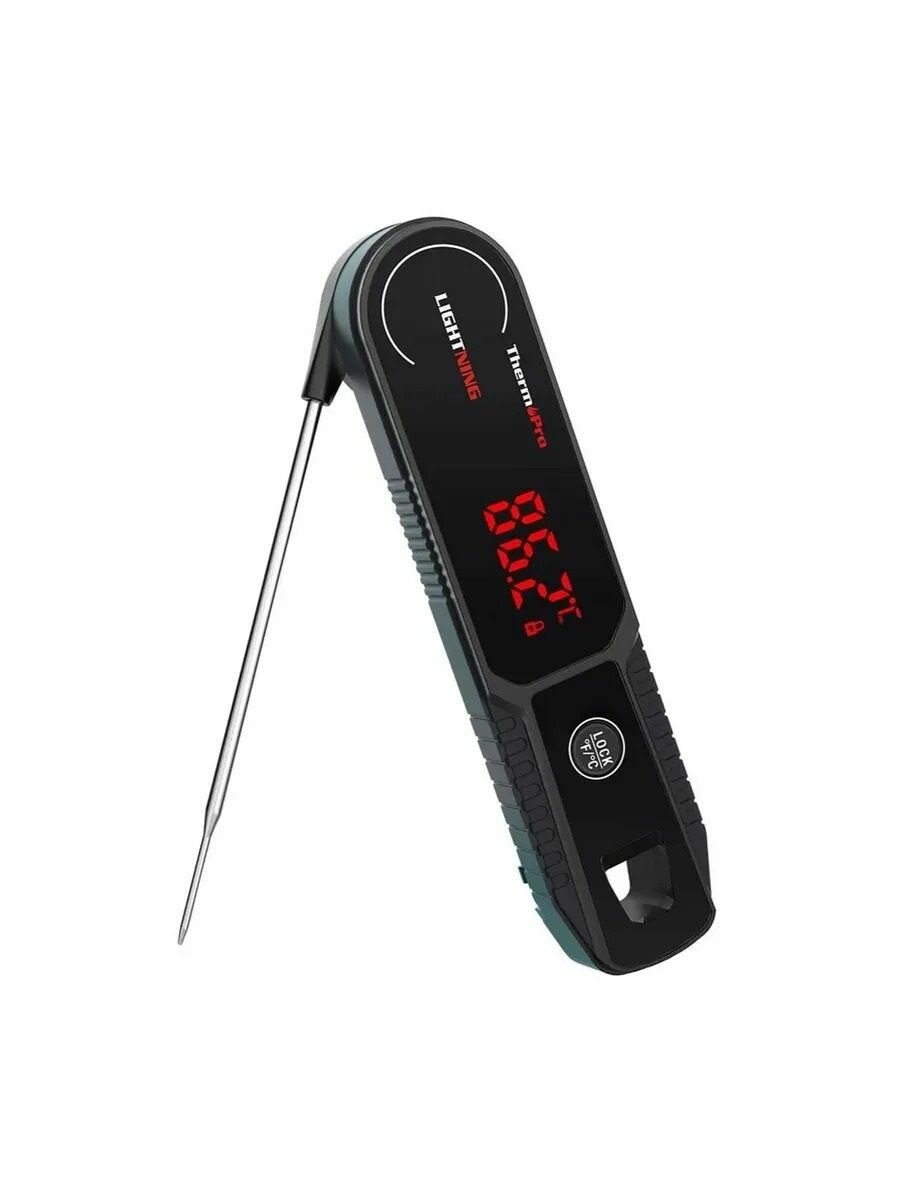 Кухонный цифровой термометр с щупом и поворотным дисплеем ThermoPro TP622