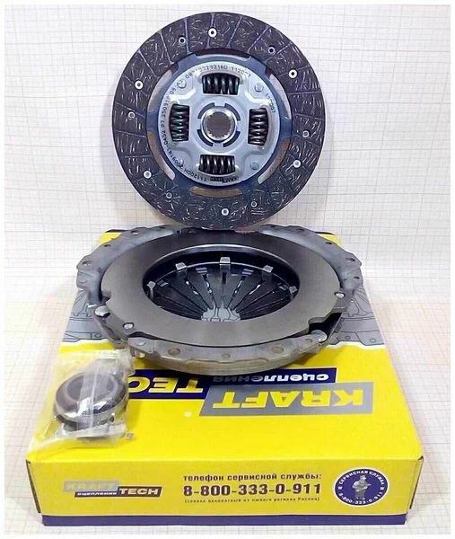 Сцепление для подходит для ВАЗ гранта (Luk 620331900) KRAFTTECH W22200J