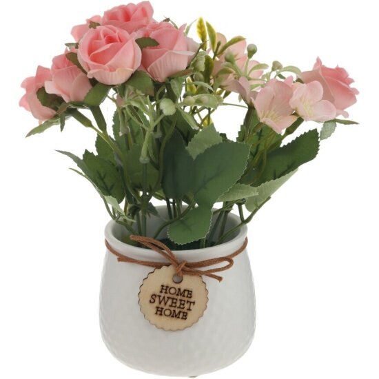 Цветочная композиция Remeco Collection "Роза", L16 W16 H19,5 см (819181_3)