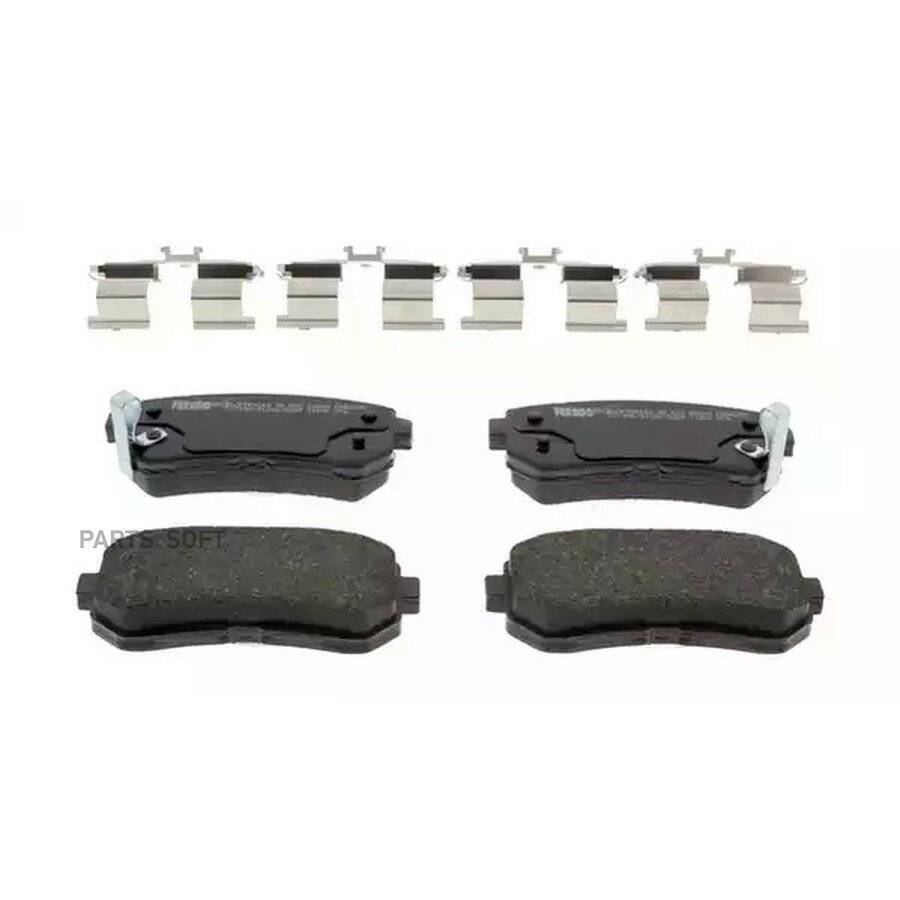 Колодки тормозные KIA CEED/RIO/SPORTAGE/HYUNDAI ACCENT/i20/i30/ix35 задние от официального дистрибьютора, FERODO, артикул FDB4235