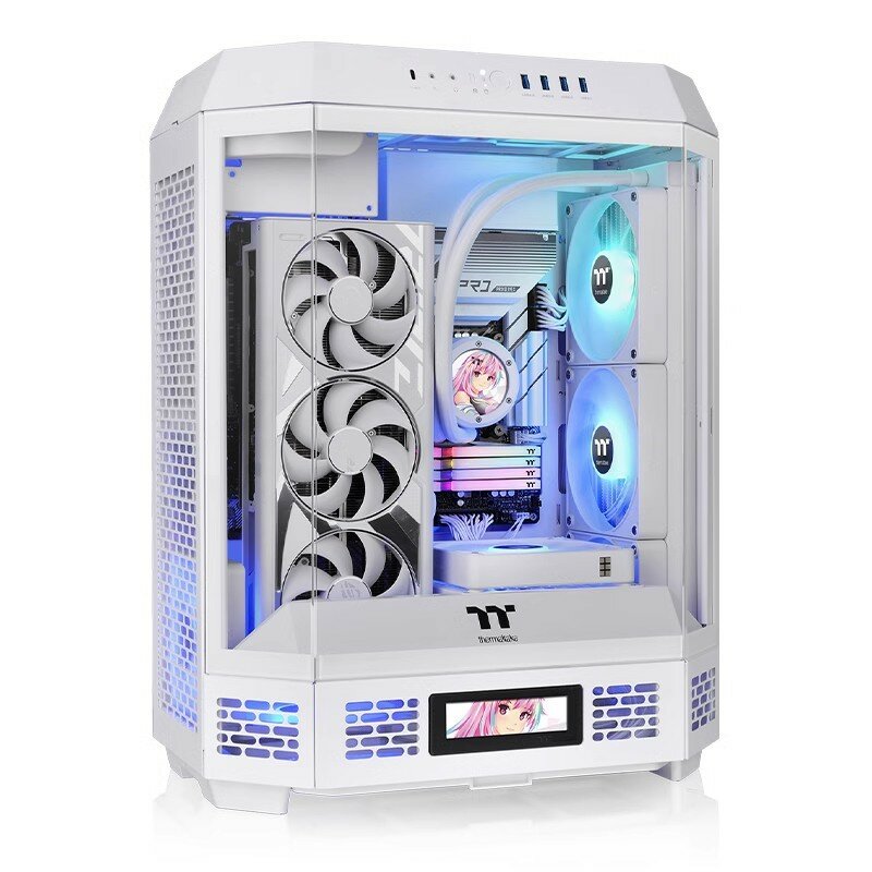 Корпус для ПК ATX игровой «Морской пейзаж», заднее подключение материнской платы, совместим с водяным охлаждением