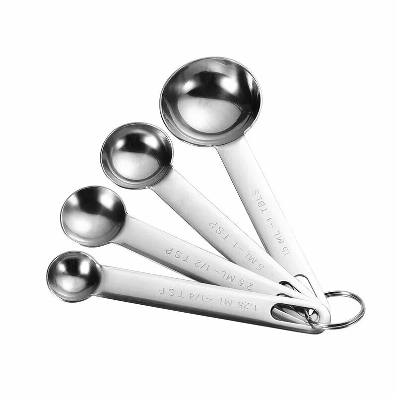 Мерные ложки из нержавеющей стали 4PCS Set