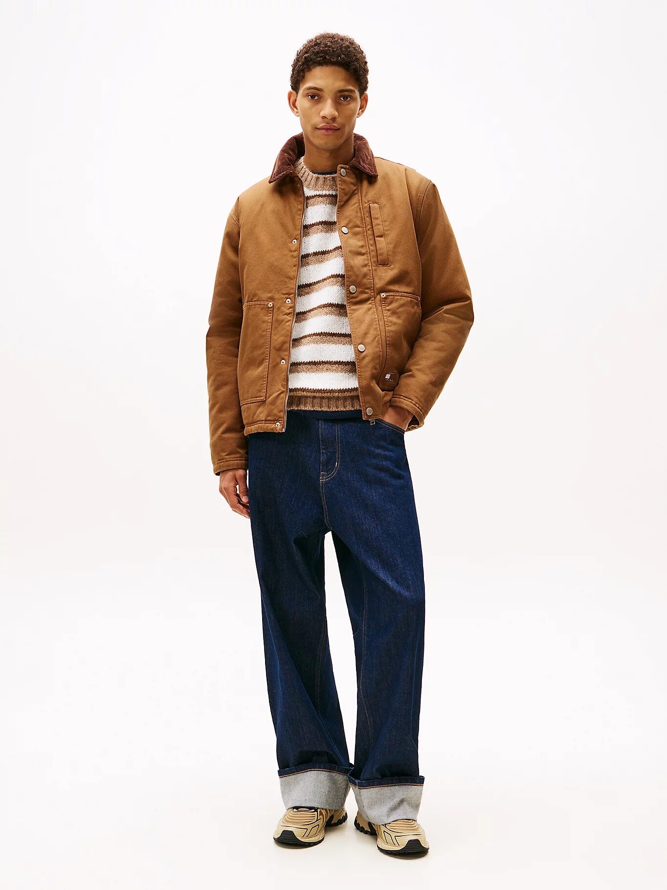 Джинсы широкие Tommy Jeans, размер 33/34 JEAN, синий — фото 1
