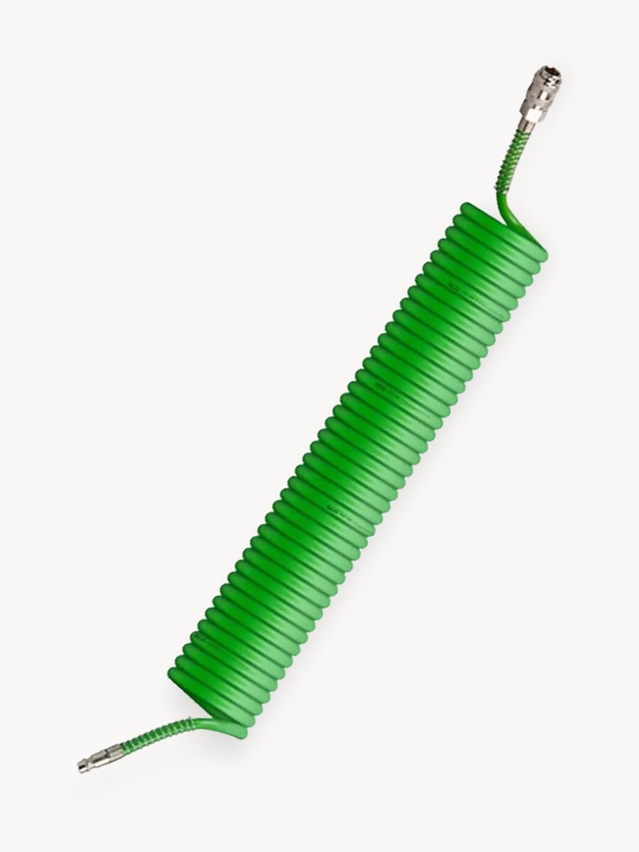 Шланг полиэтиленовый спиральный ECO 6,5/10 мм 10 м с быстросъемами (AHE-1060)