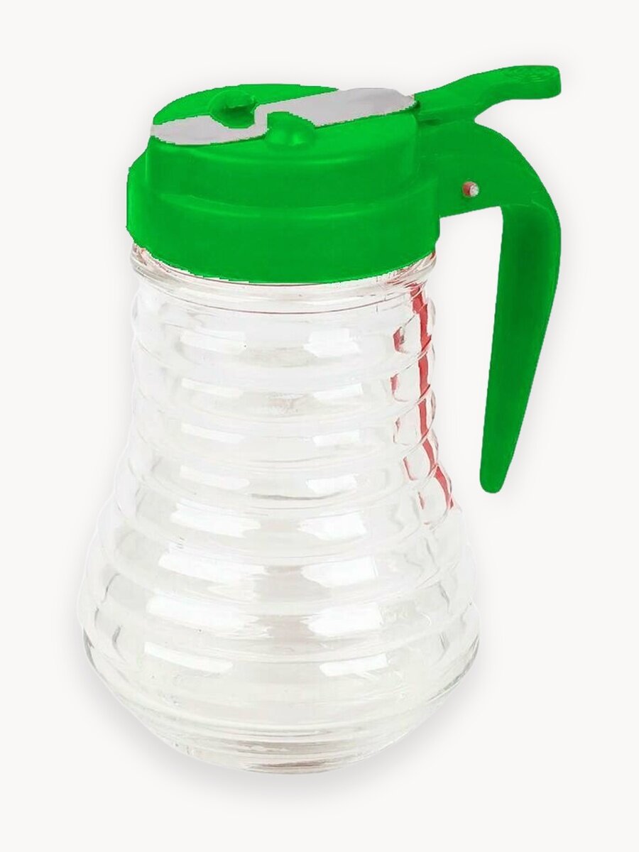 Сахарница дозатор / Соусник стеклянный 200 мл. / Емкость для соли и перца, перечница, цвет зеленый ST-1563