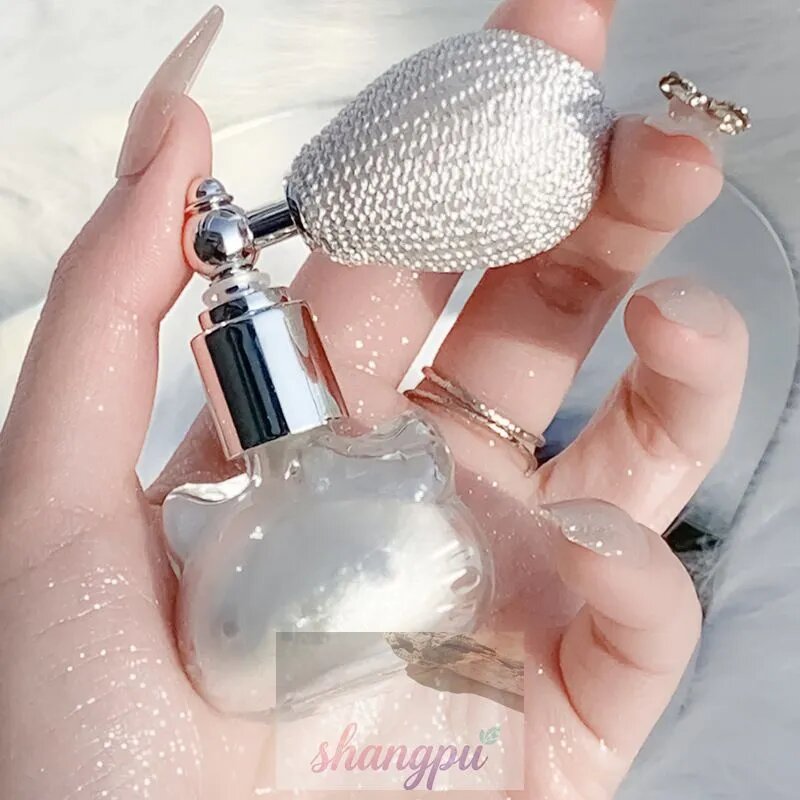 MGL cross-border glitter airbag высокоглянцевый спрей-пудра с мелким блеском, перламутровая осветляющая универсальная рассыпчатая пудра, осветляющая жидкость для свадебного макияжа