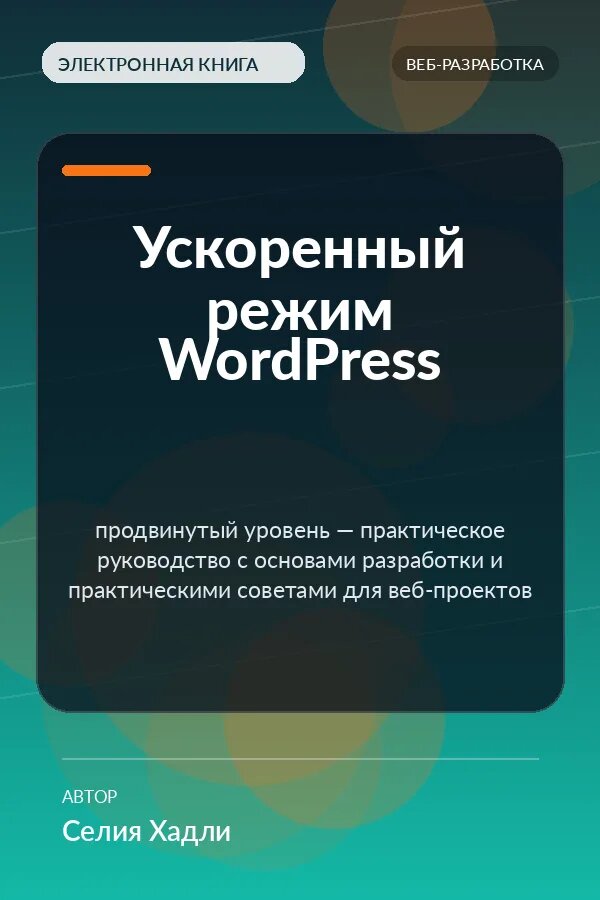 Книга Ускоренный режим WordPress — продвинутый уровень — практическое руководство с основами разработки и практическими советами для веб-проектов