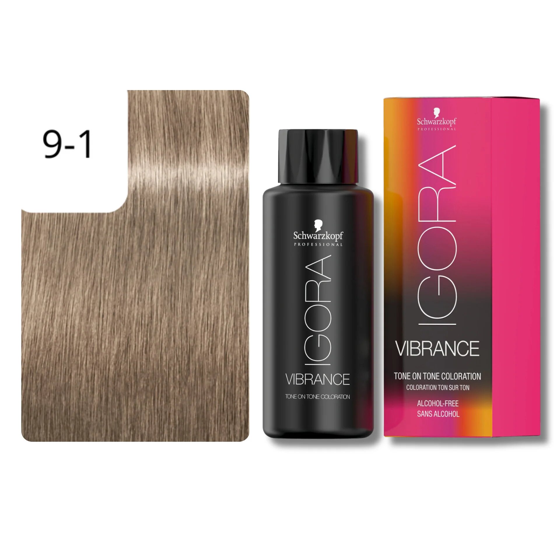 Schwarzkopf IGORA Vibrance 9-1 Блондин Краска для волос 60мл