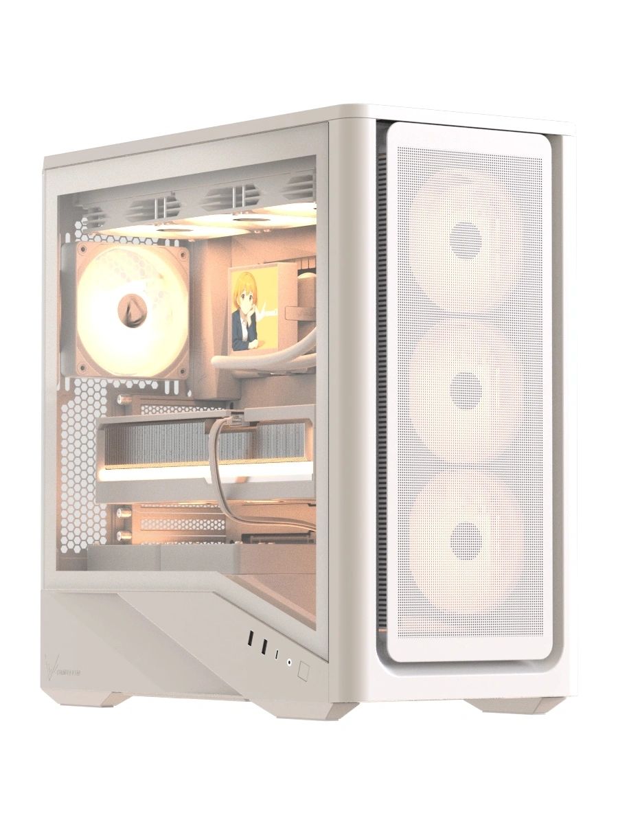 Корпус Formula Air Power G9 Duo PA белый без БП E-ATX 8x120mm 2x140mm 2xUSB3.0 audio bott PSU