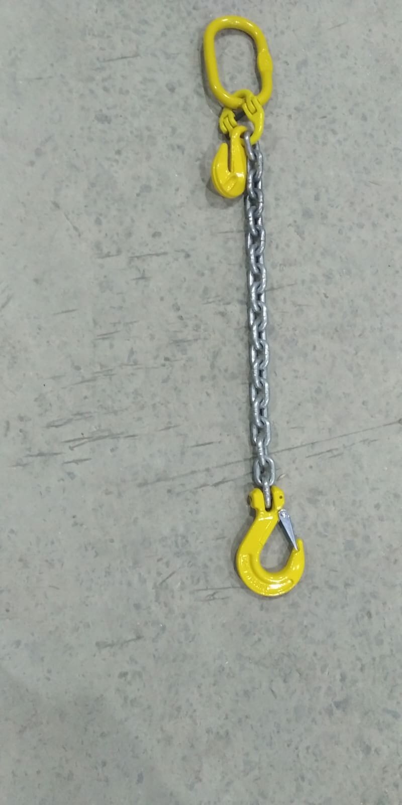 Строп цепной оцинкованный одноветвевой 1СЦ 1,12тн 3м с укоротительным крюком