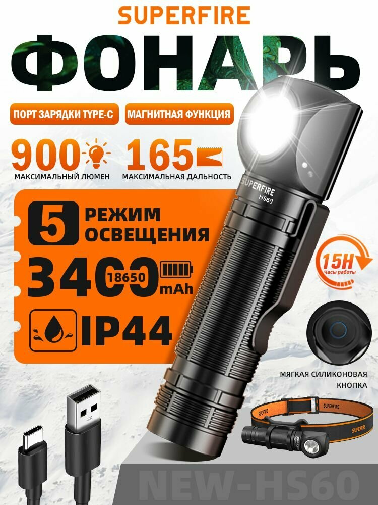 Фонарь-прожектор