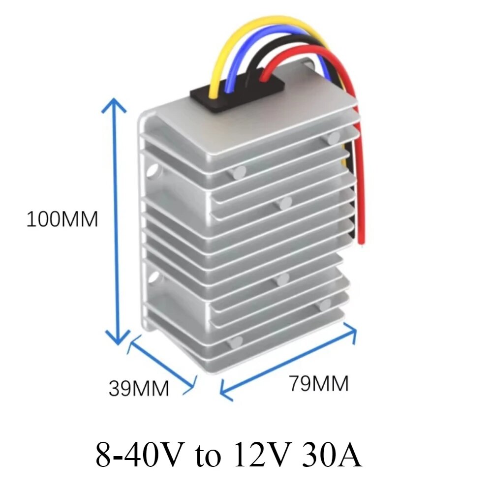 Kangwobei DC/DC Конвертер 8-40В до 12В/13.8В