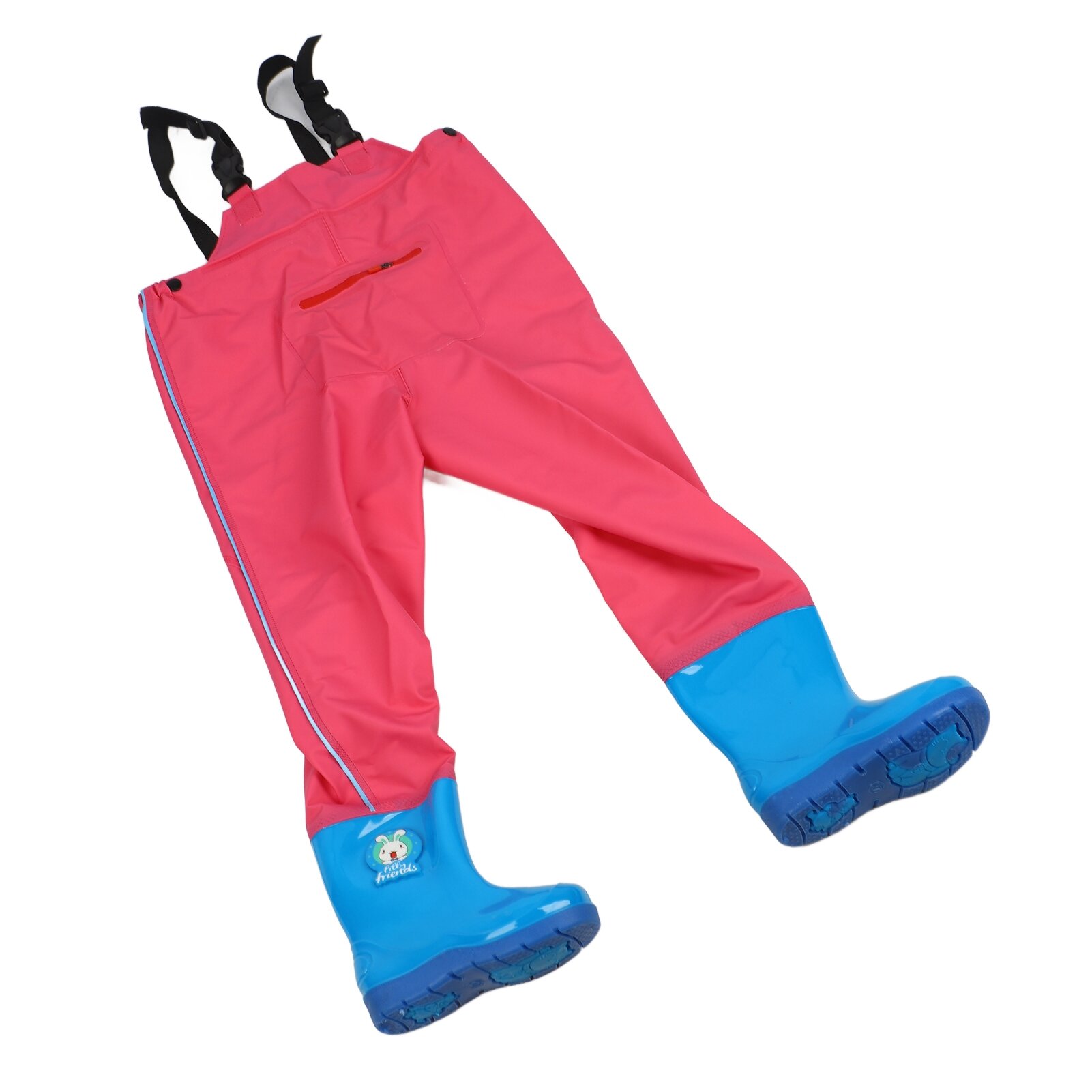 Детские вейдерсы с водонепроницаемой подошвой, молодежные рыболовные вейдерсы с ботинками для мальчиков и девочек