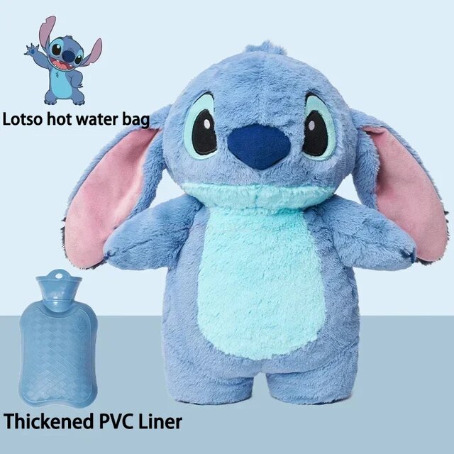 Минисо плюшевая бутылочка для рук Stitch