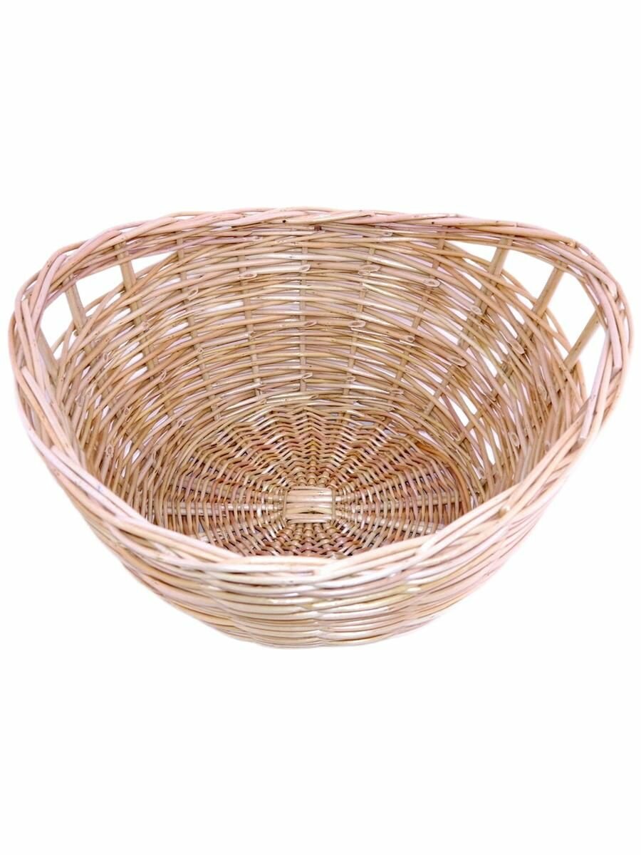 Корзина плетеная "Ушат-Чаруша", ручное плетение из лозы