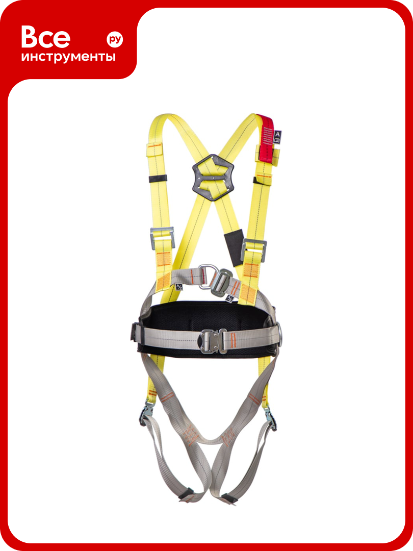 Страховочная привязь с интегрированным поясом для удержания и позиционирования VENTO "Альфа 6.0", размер 2, vnt 116 vnt