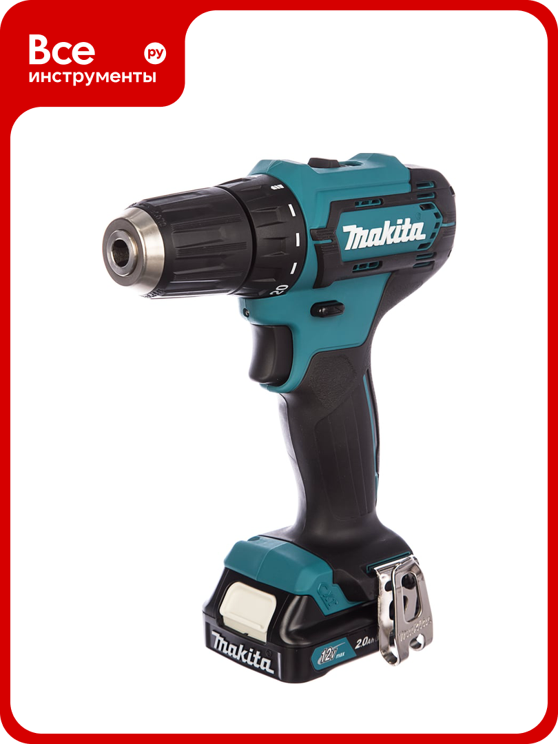 Дрель-шуруповерт, Makita, Makita CXT DF333DWAE, сверления отверстий и монтажа, Аккумуляторная