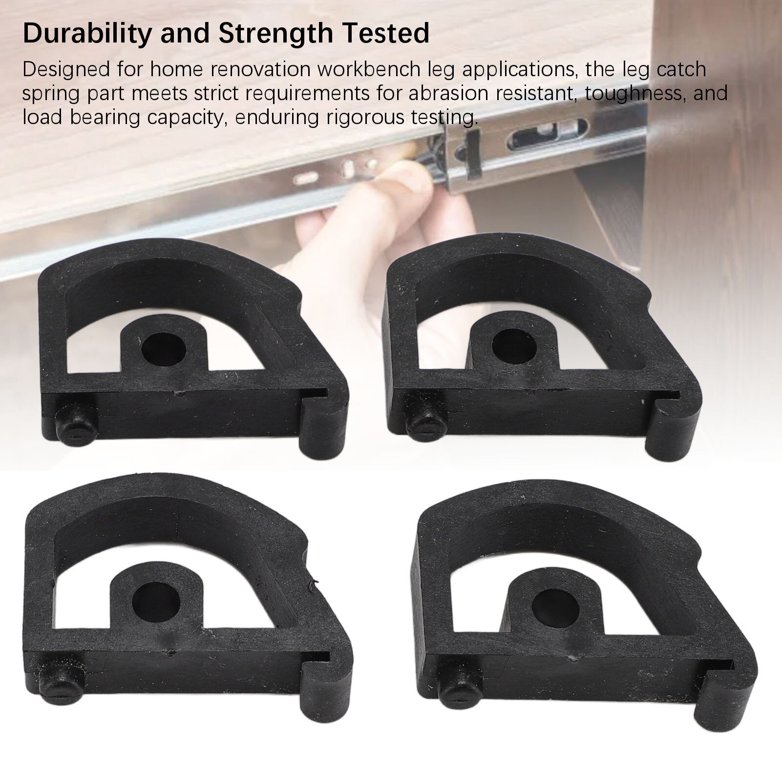 4 шт. Запасная часть для ножки верстака, пластик 242416 00, пружинная часть для ножки верстака