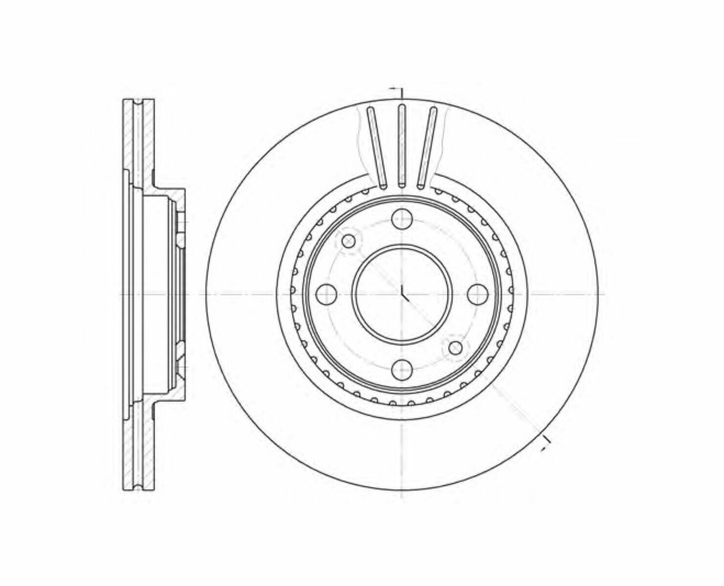 Диск Тормозной(Woking D614410)