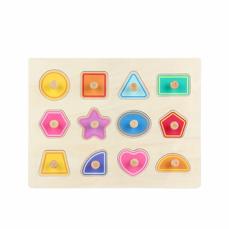 Деревянная игра для распознавания узоров