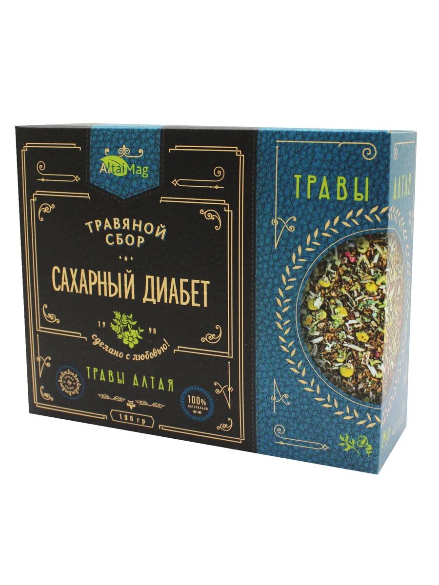 Сбор травяной Сахарный диабет АлтайМаг 100г