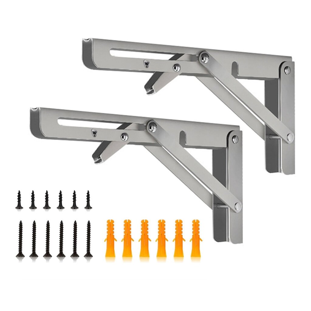Регулируемые Настенные Полки, Установленные На Кронштейнах Для Настольных Полок, Складные Кронштейны Для Настенных Полок из Нержавеющей Стали для Скамеек, Столового Оборудования