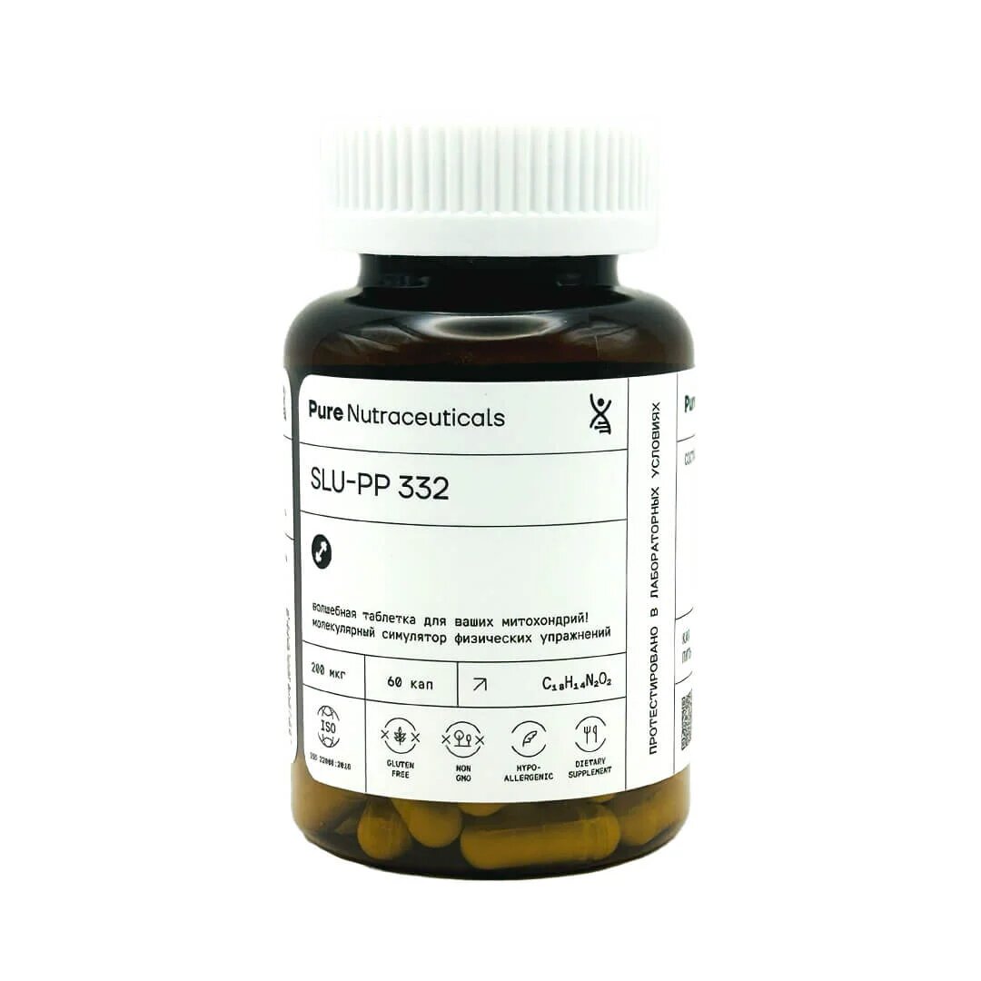 Пищевая добавка Pure Nutraceuticals SLU-PP-332 (60 капсул.) 200мкг